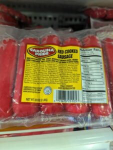 Carolina Pride Red Cooked Sausage 32 Oz (2 Pack) - The Sausage Czar
